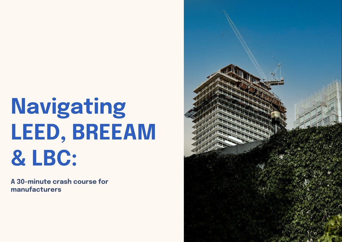 LEED, BREEAM & LBC in 30 minutes | E-book | BIMobject